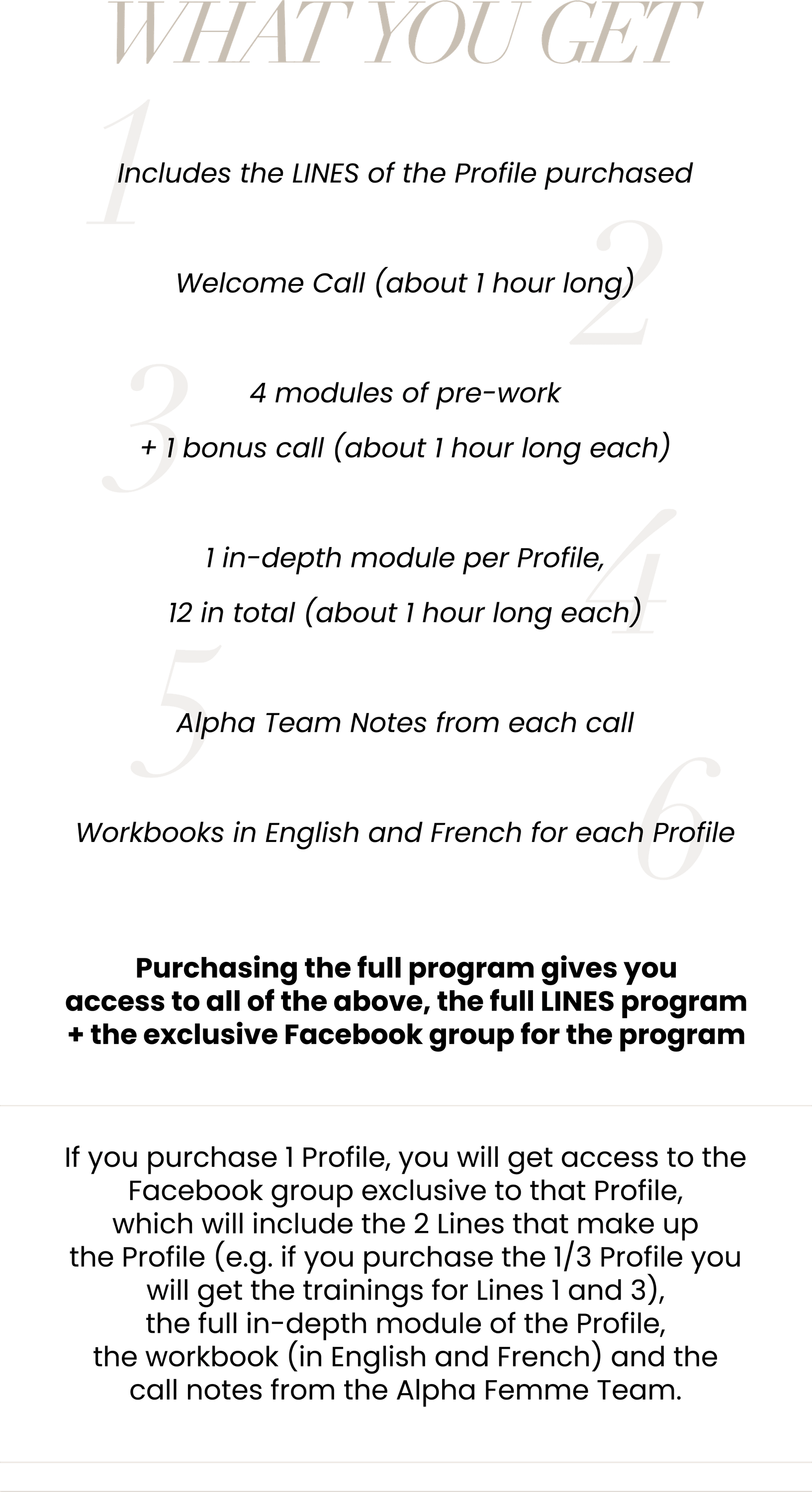 Alpha HD - Profiles