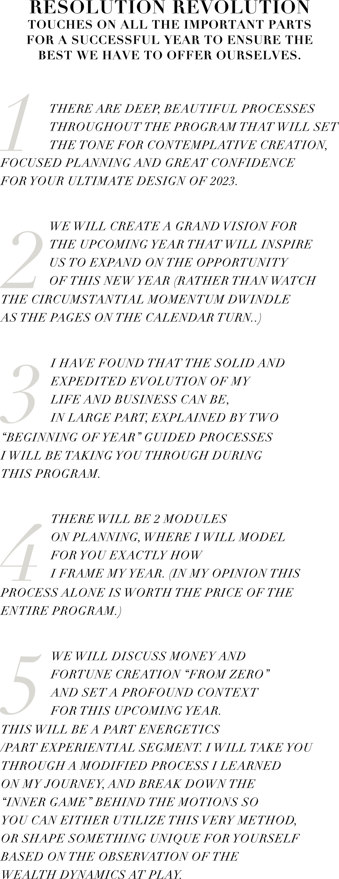 The Resolution Revolution